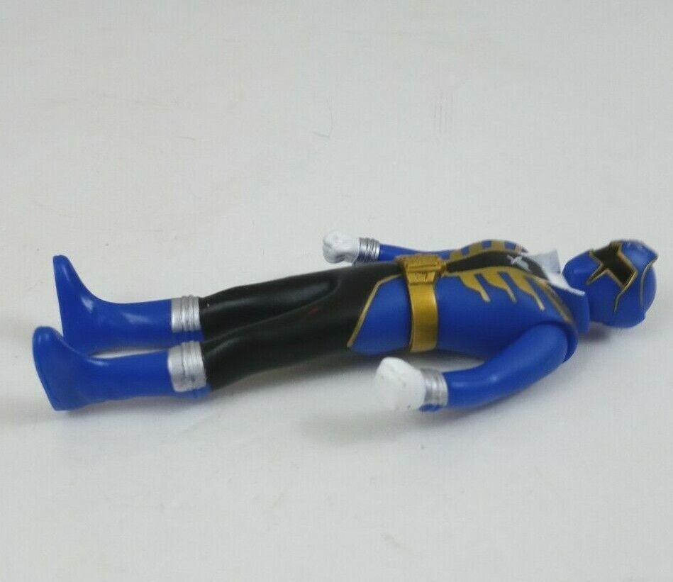 2011 Bandai Power Rangers Super Megaforce Super Mega Blue Ranger 4.5 ...