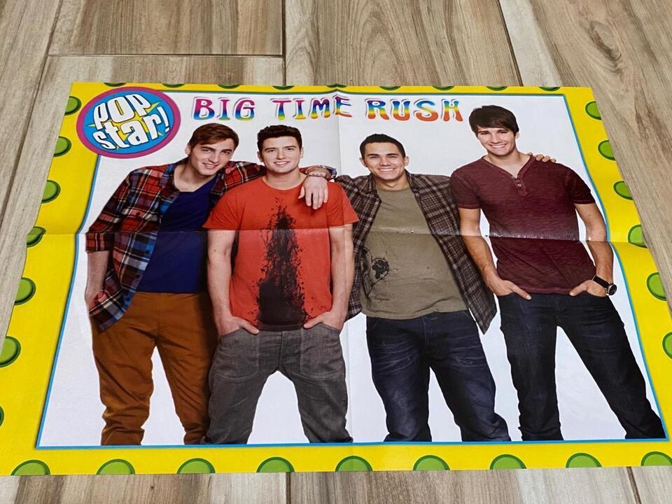 Big Time Rush Zendaya teen magazine pinup clipping Pop Star boy band ...