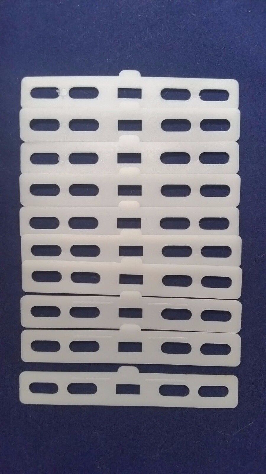 10 Pack Vertical Blind Fabric Hanger Inserts for Top of Fabric Vanes - Blinds & Shades