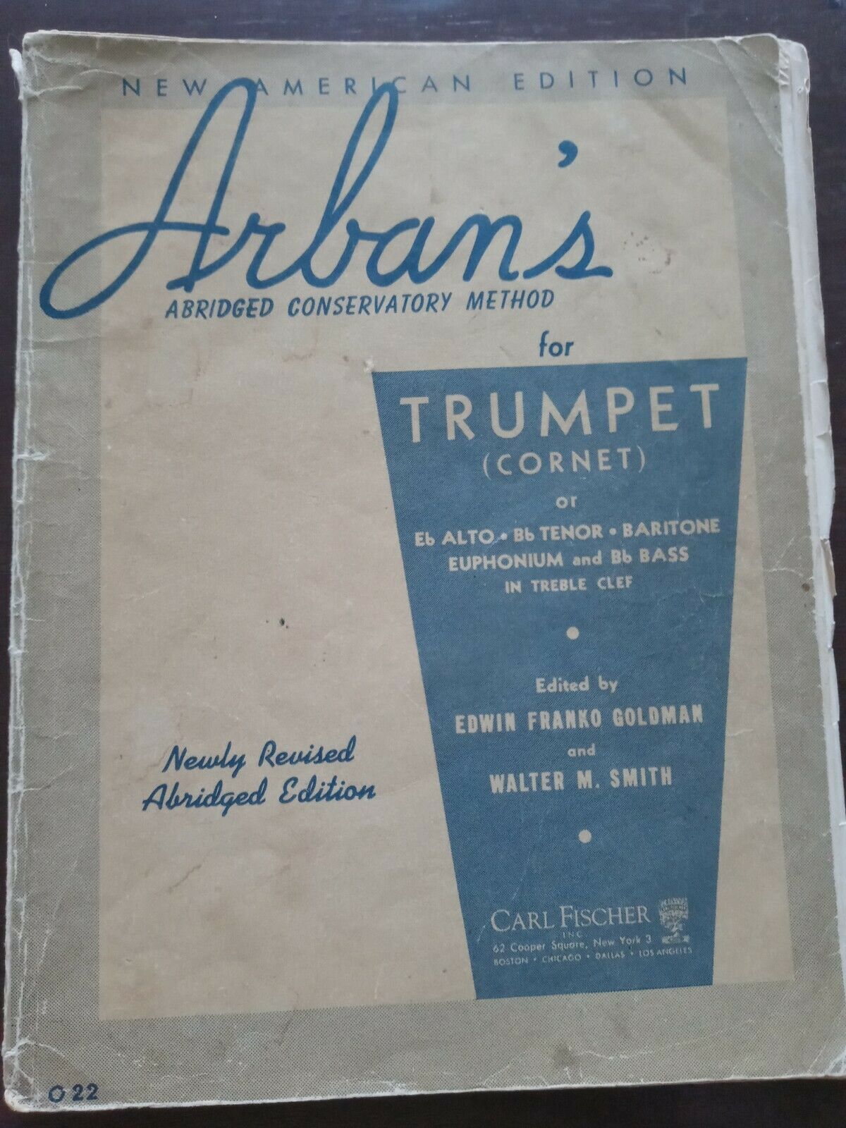 Arban's Complete conservatory Method for Trumpet 1936 New Amer Edit ...