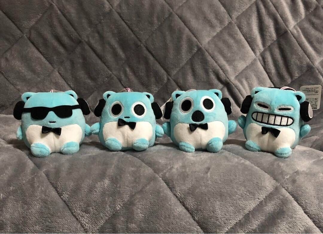 Blue Ham ham jazz style Plush doll mascot set of 4 Complete set Prize ...