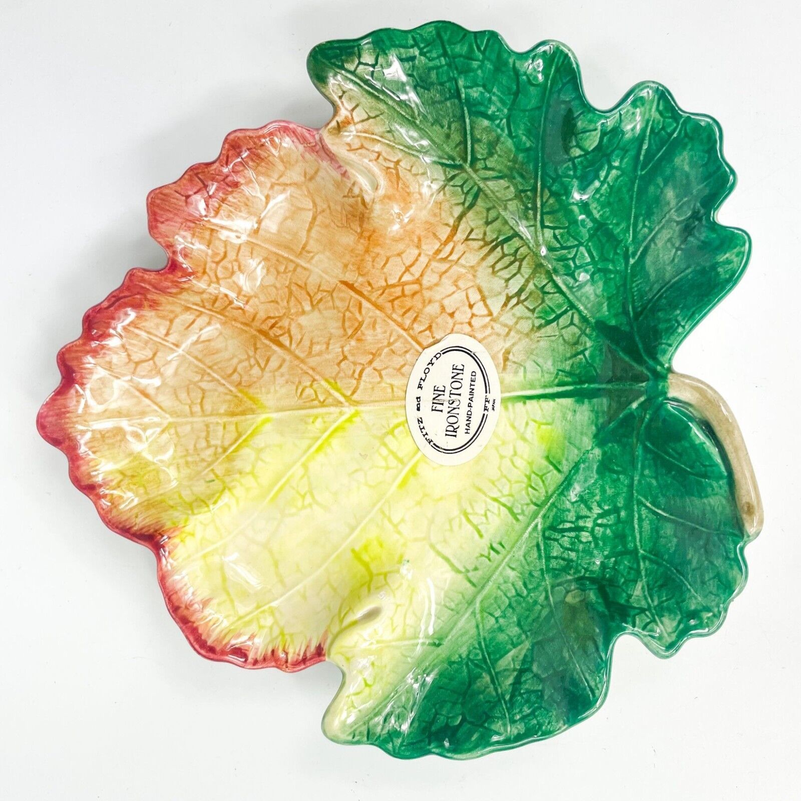 Fitz and Floyd Ironstone Maple Leaf Plate and 50 similar items