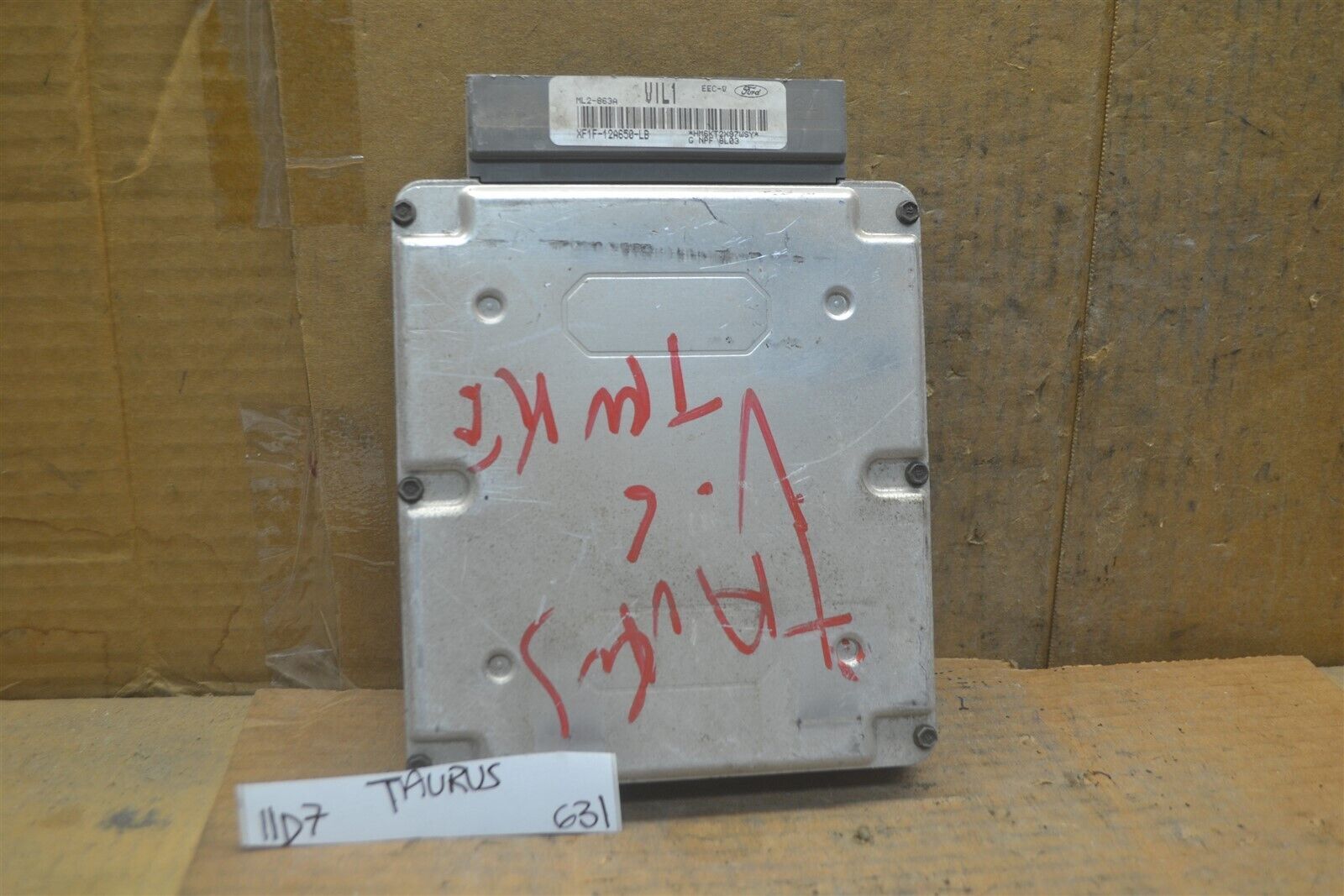 1999 Ford Taurus Sable 3.0L Engine Control Unit ECU XF1F12A650LB Module ...