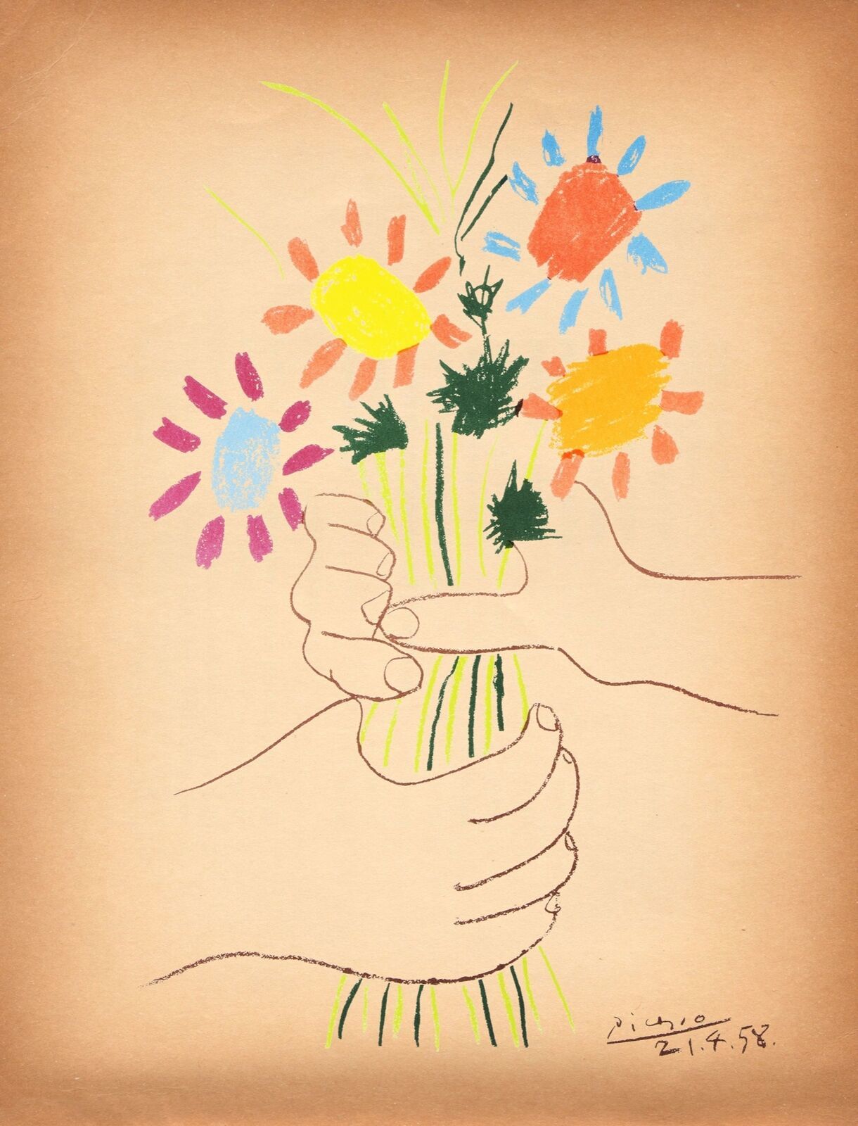 8481.Decoration Poster.Home Room wall interior art design.Picasso ...