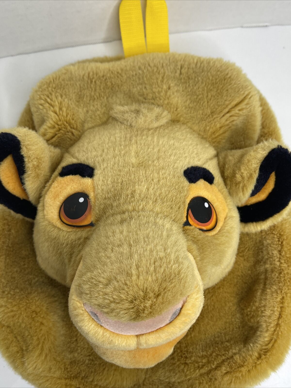 Disney Store Simba Plush Backpack Bag Soft 3D The Lion King Rare ...