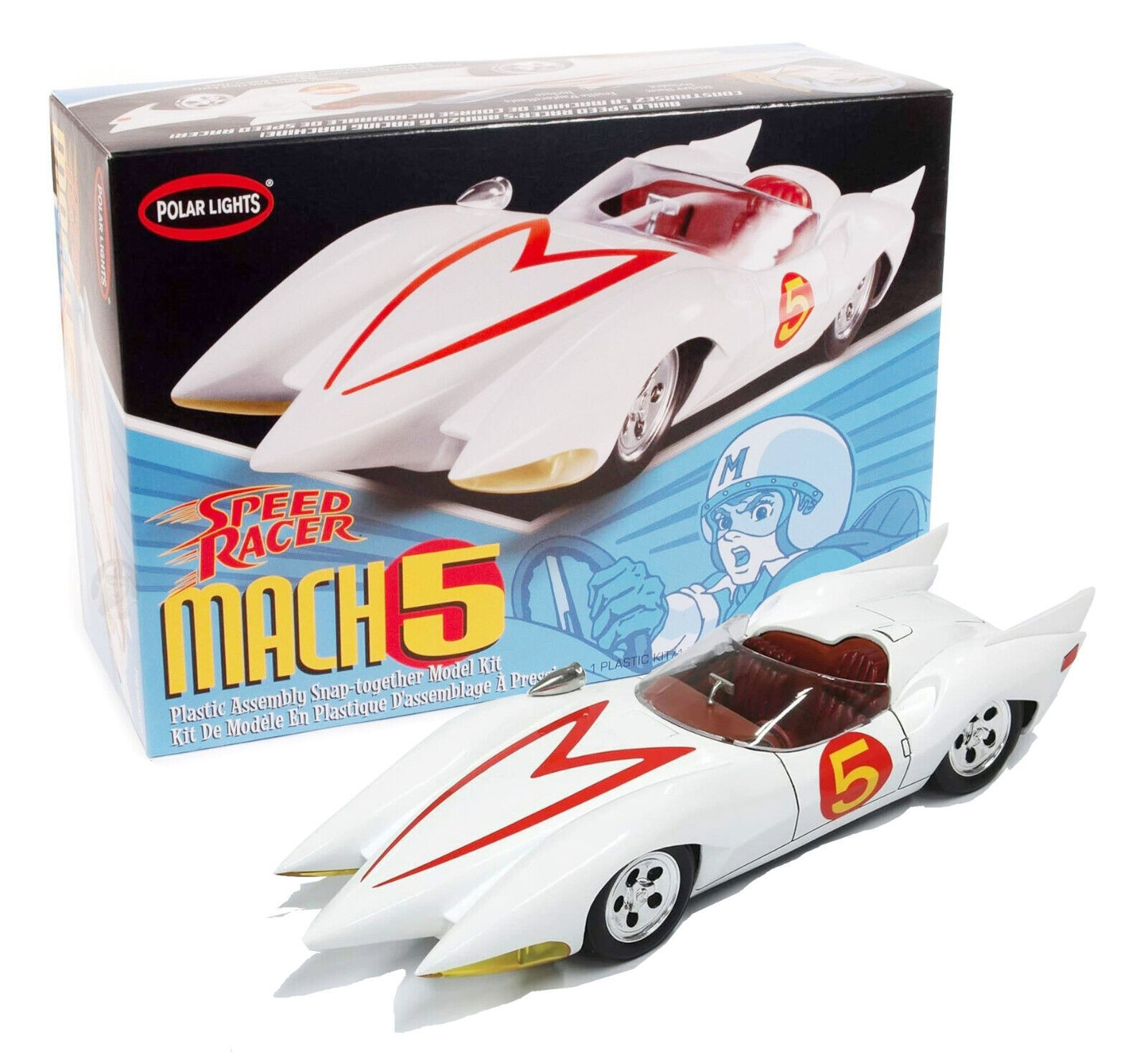 Polar Lights Speed Racer Mach 5 1:25 Scale and 50 similar items