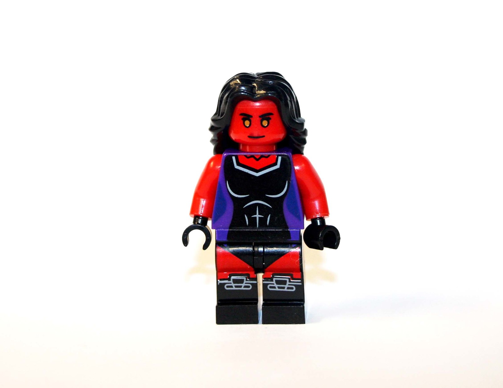 PAPBRIKS Red She-Hulk Purple Outfit Custom Minifigure! She Hulk - LEGO ...