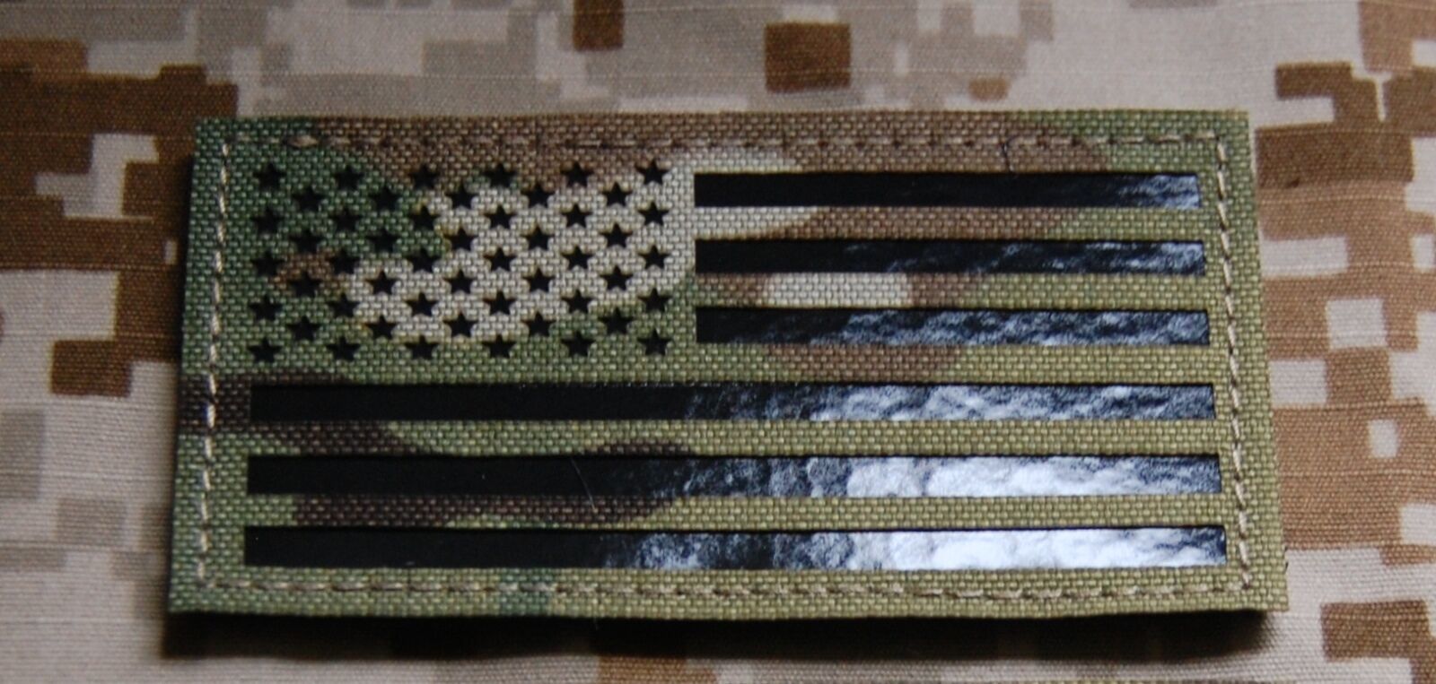 Infrared Multicam IR US Flag Uniform Patch Army Special Forces Green ...