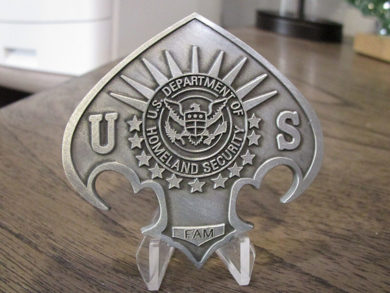 FAMS Federal Air Marshal FAM Winged Punisher Challenge Coin - Challenge ...