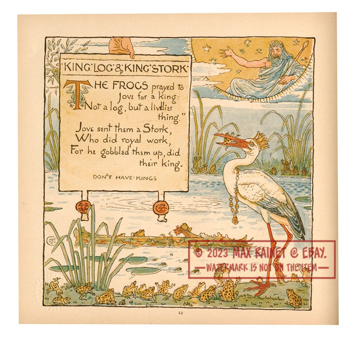 Walter Crane (1887) Baby's Own Aesop Being the Fables Condensed in ...