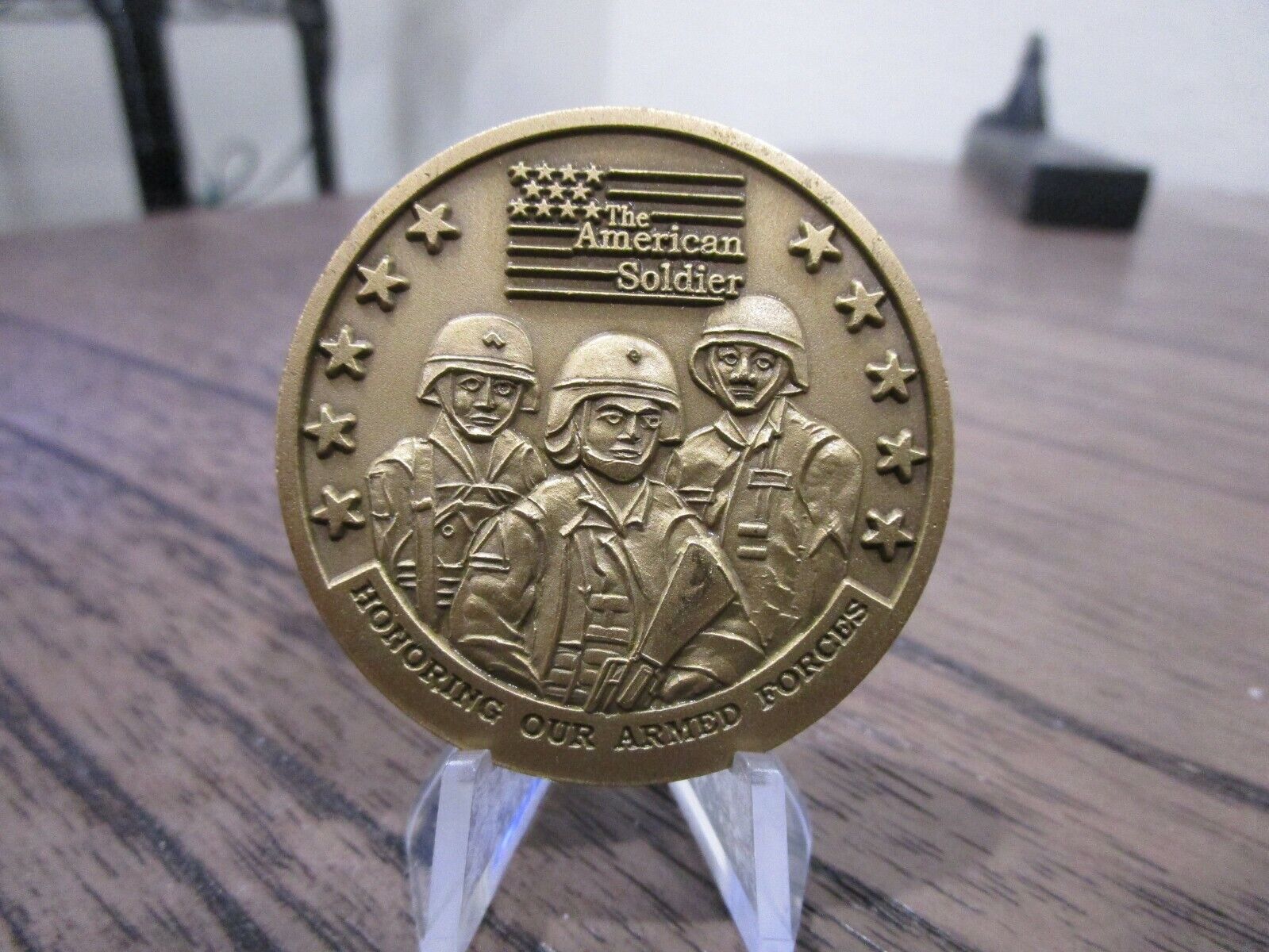 The American Soldier Honoring Our Armed Forces Challenge Coin #834M ...