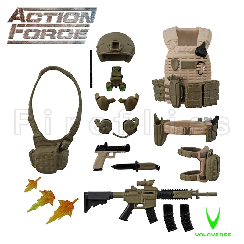 1/12 6inches Valaverse Action Force Action Figure Desert Gear Pack ...