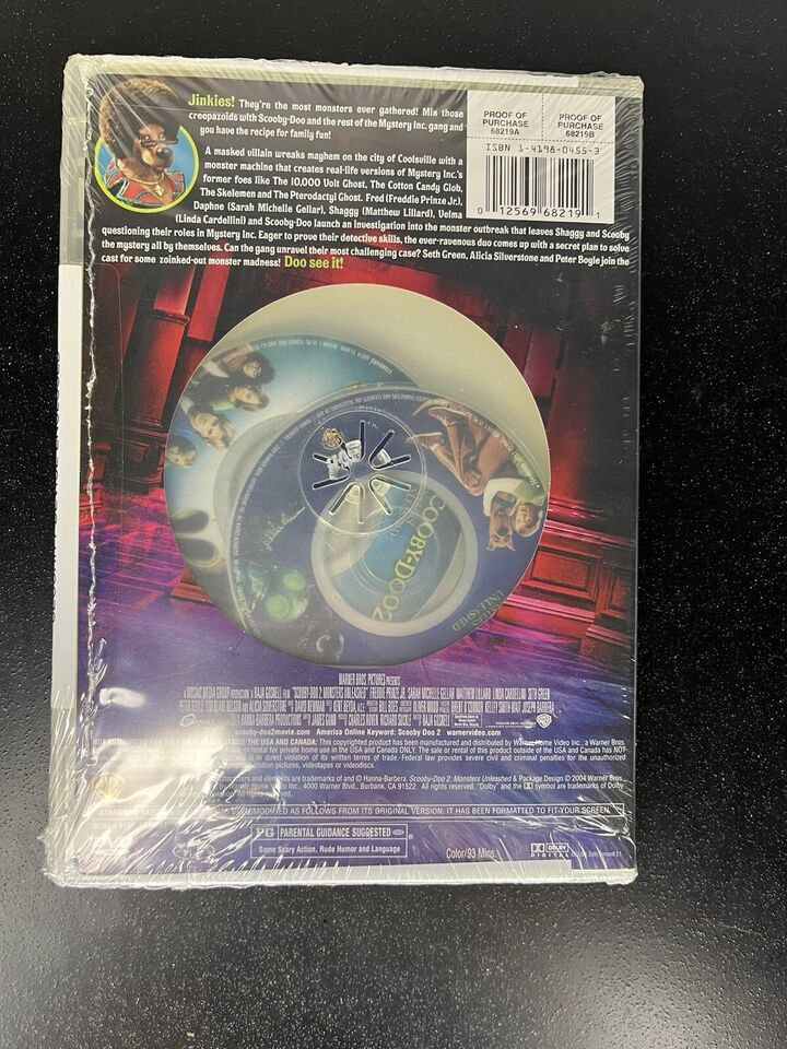 Scooby Doo 2: Monsters Unleashed (Mini-DVD, 2005) - DVDs & Blu-ray Discs