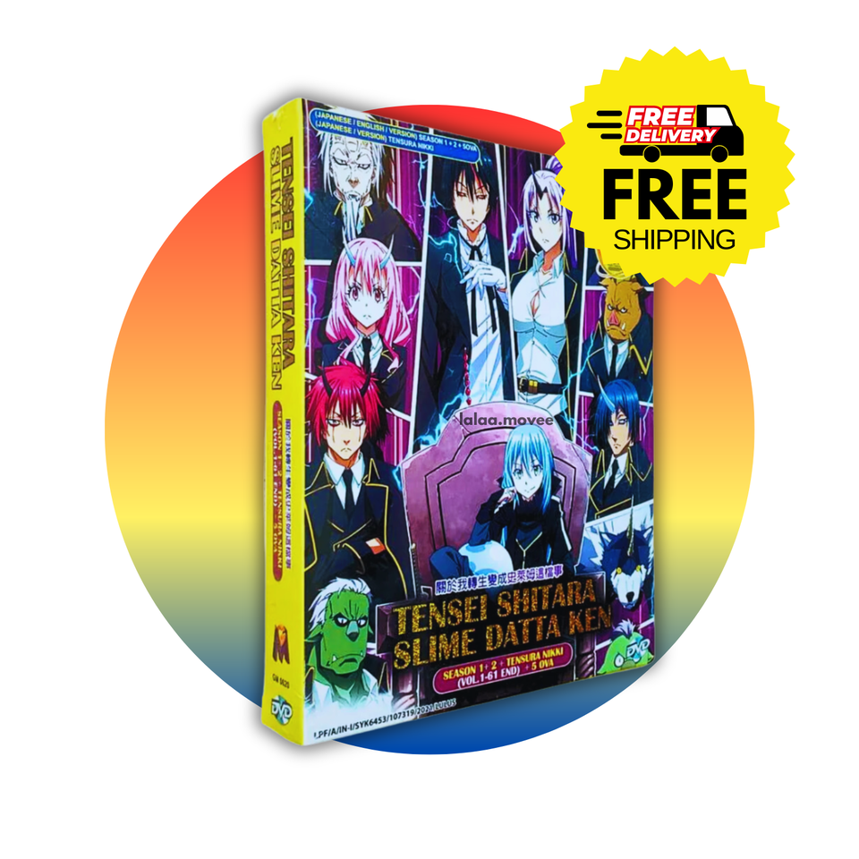 New DVD Tensei Shitara Slime Datta Ken Season 1+2 +Tensura Nikki + 5 OVA Eng Dub - DVDs & Blu ...