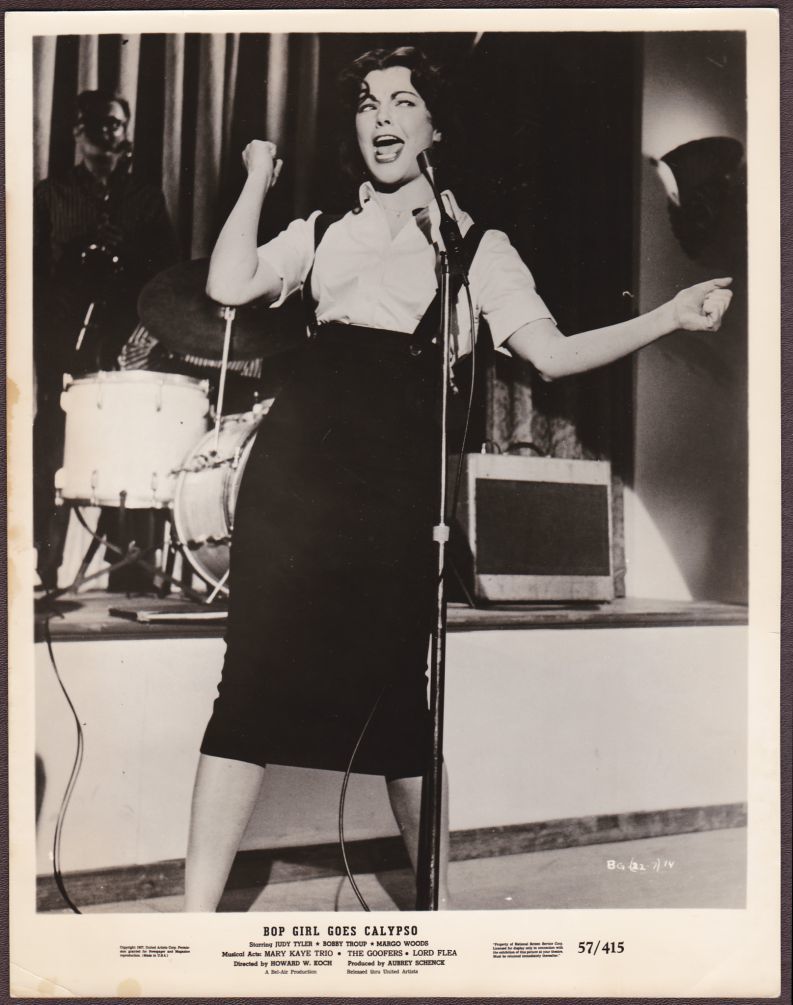 Judy Tyler - Bop Girl Goes Calypso, United Artists Promo Photograph ...