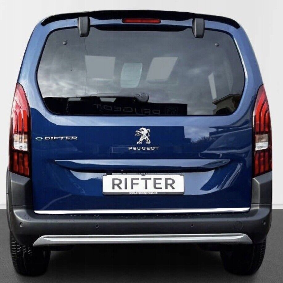 PEUGEOT RIFTER - Martig chrome strip for tailgate trim strip chrome ...