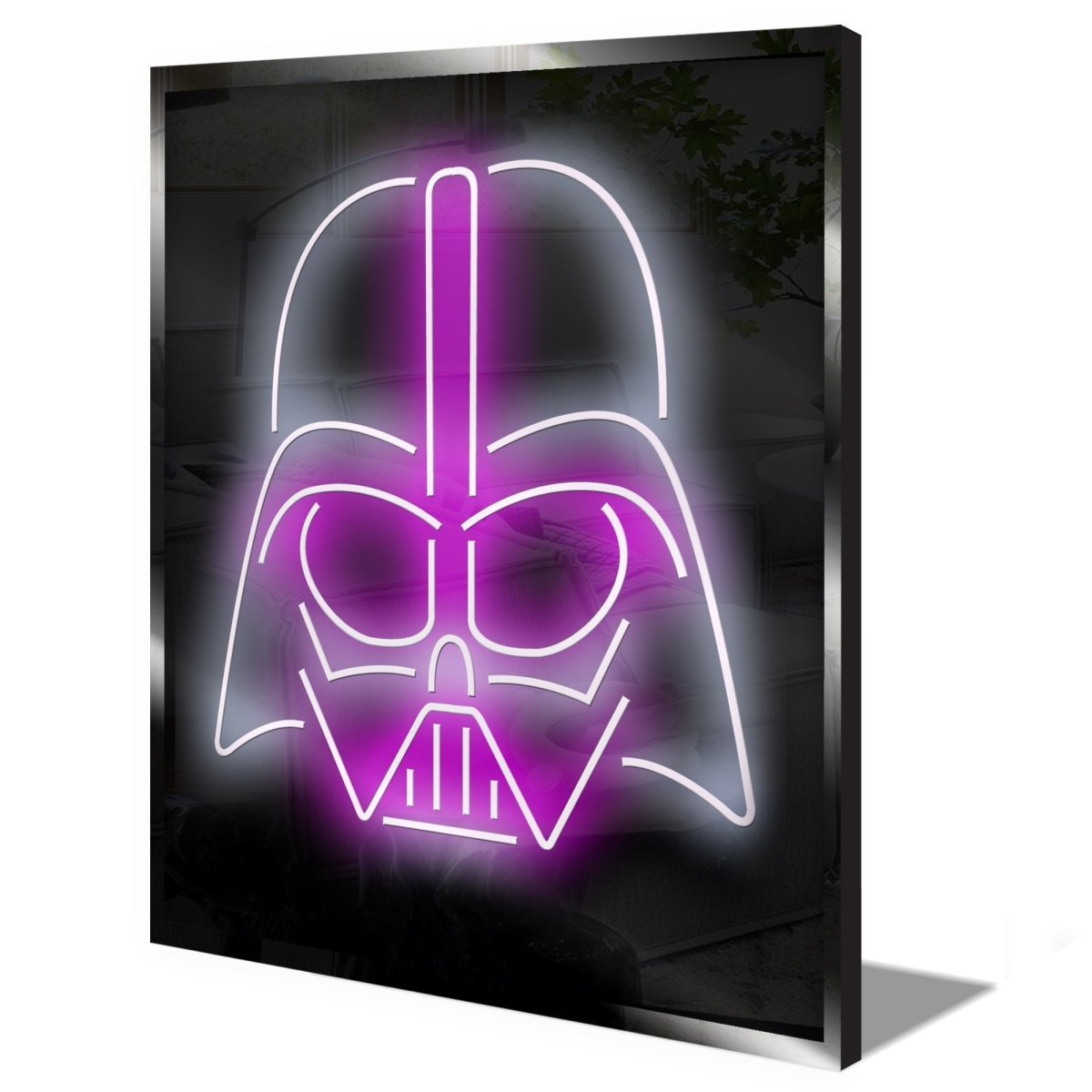 LED Neon Sign, 600mm x 500mm - DARTH VADER - Plaques & Signs