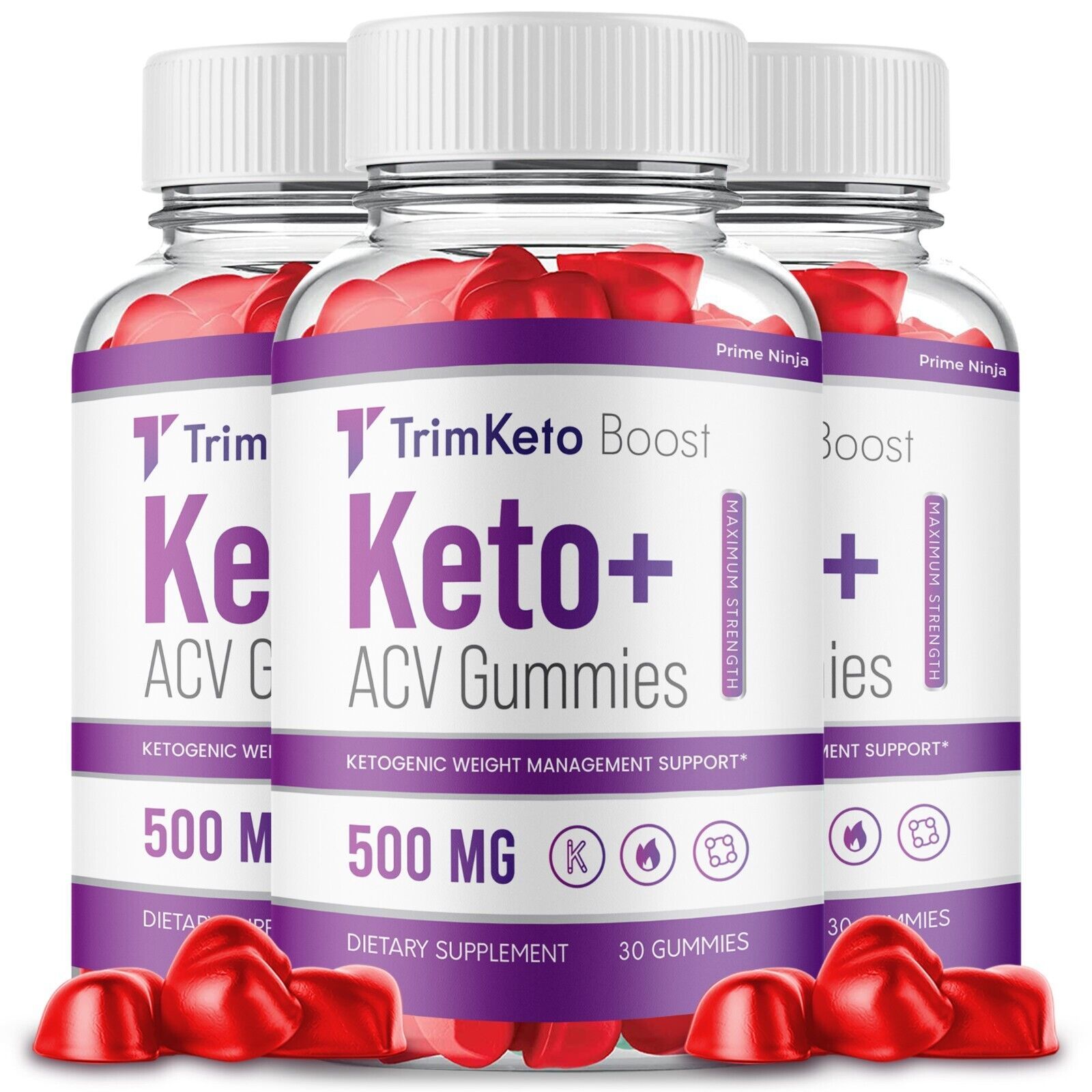 3 Pack TrimKeto Boost Keto ACV Gummies Trim Keto Boost with ACV Max ...