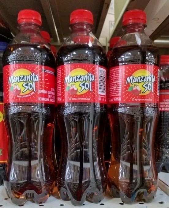 12X MANZANITA SOL MEXICAN APPLE SODA / REFRESCO MEXICANA - 12 BOTTLES ...