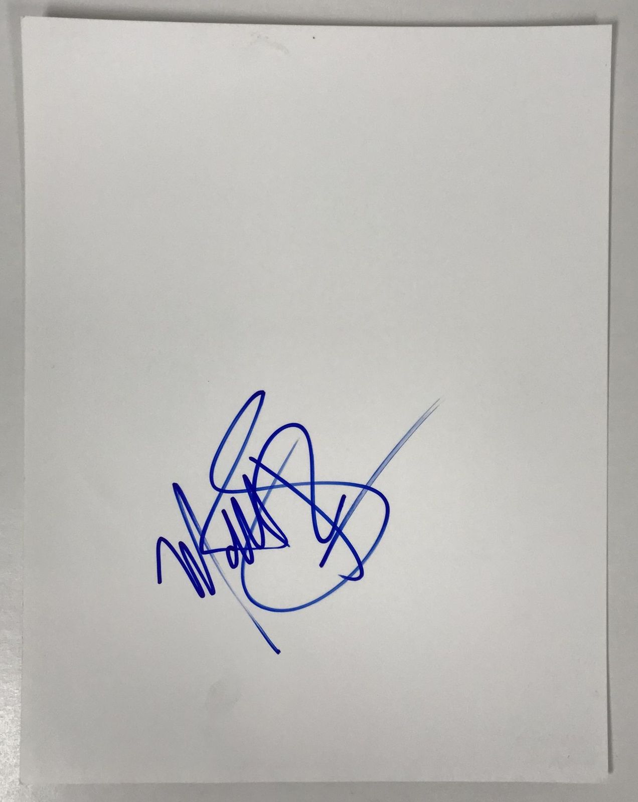 Matt Bomer Signed Autographed 8.5x11 Signature Sheet - Cards & Papers