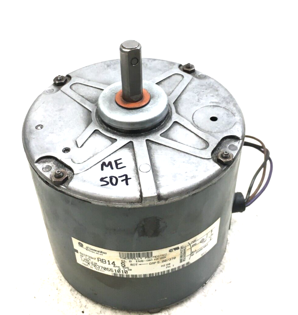 GE 5KCP39KFAB14S Condenser Motor X70370551010 1/5HP 200/230V 825RPM ...