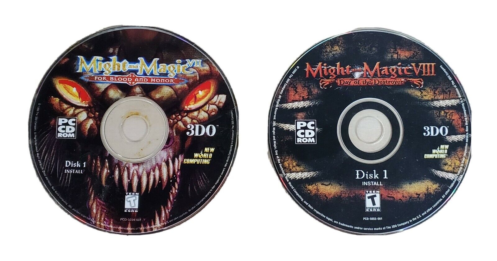 Might and Magic VII for Blood and Honor VIII Day of Destroyer PC Disc 1 ...