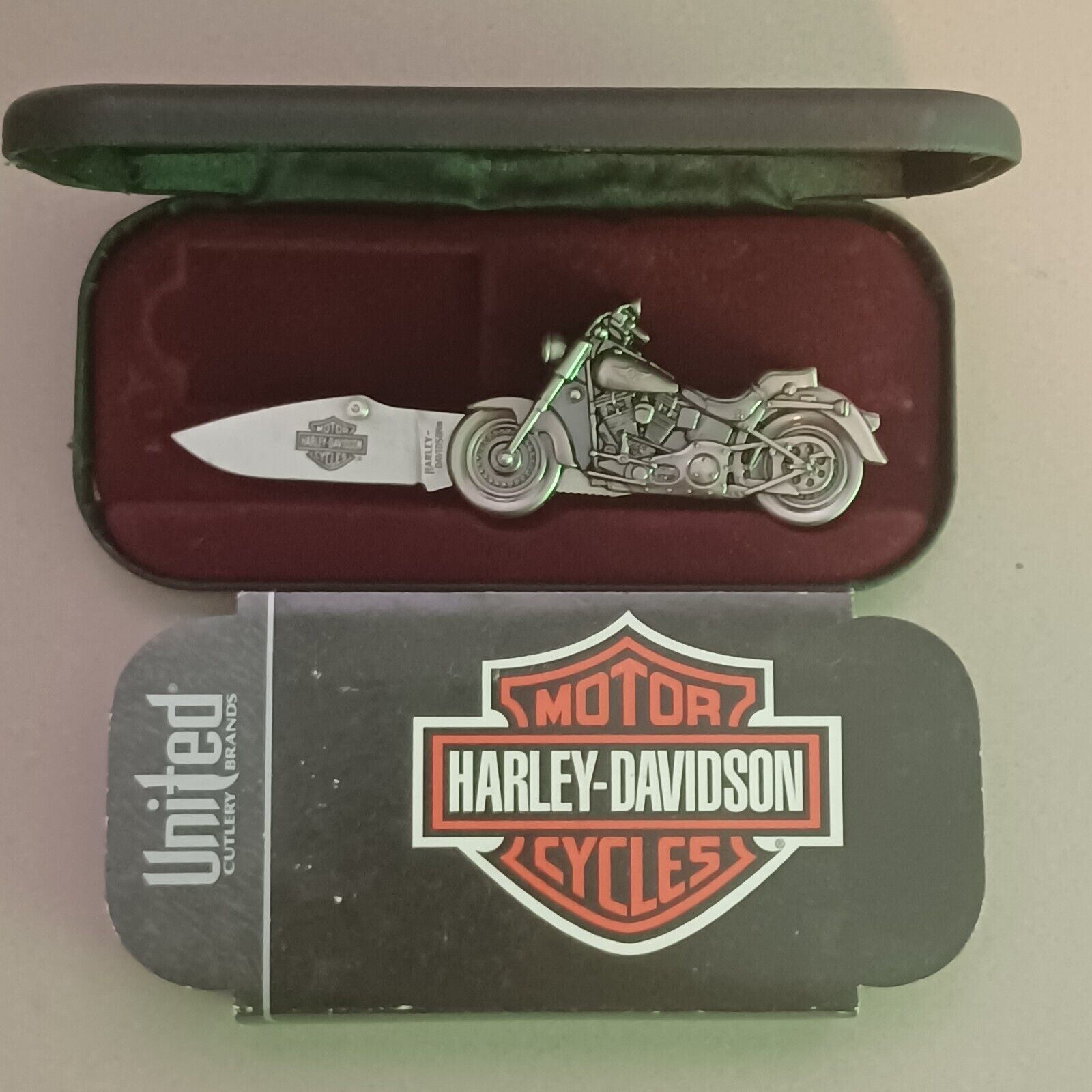 1999 Harley Davidson Motorcycle Knife Ultra Classic Fat Boy United ...