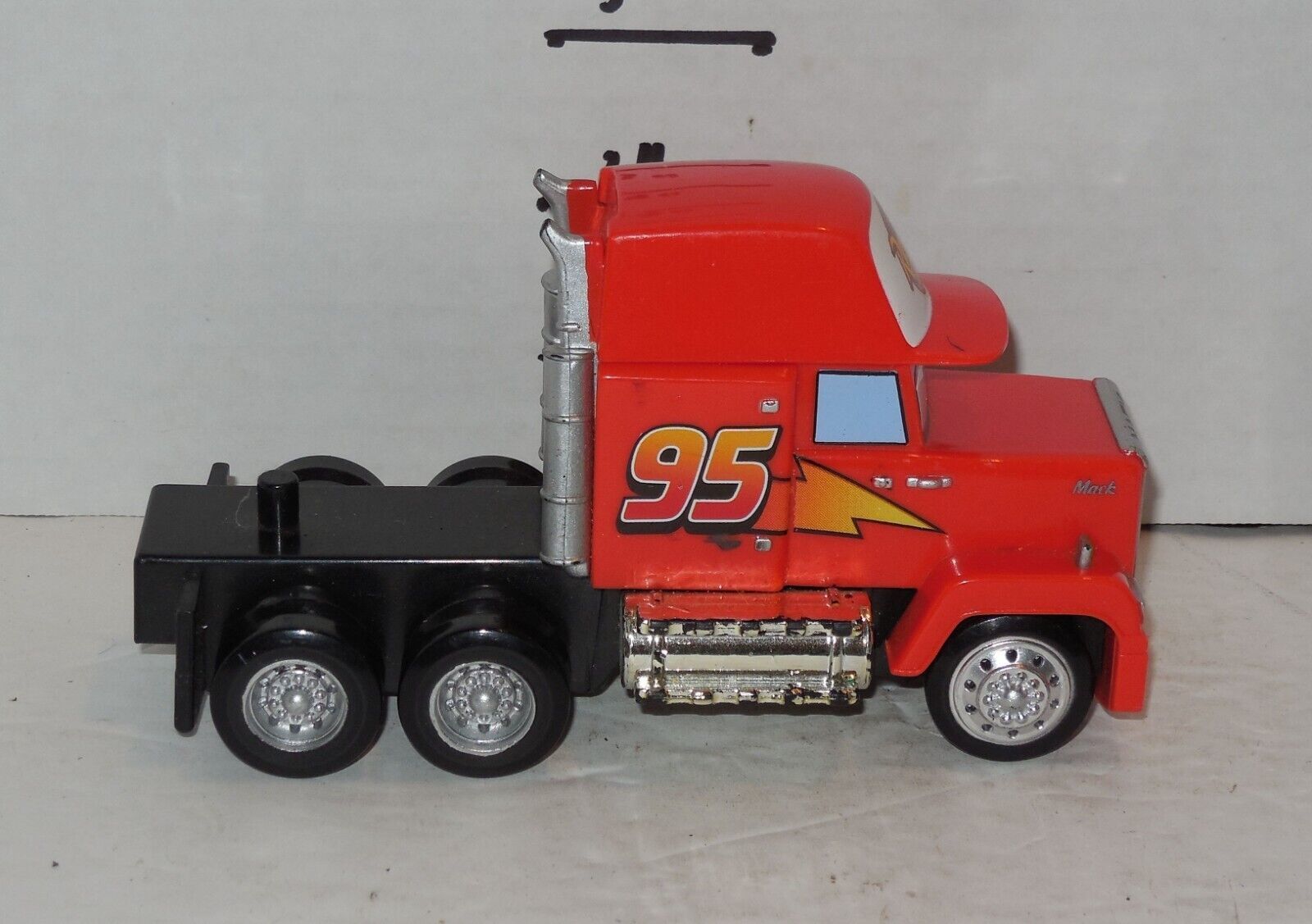 Mattel Disney Pixar Cars MACK Red 5" Semi Truck Rare HTF 1:55 #2 ...