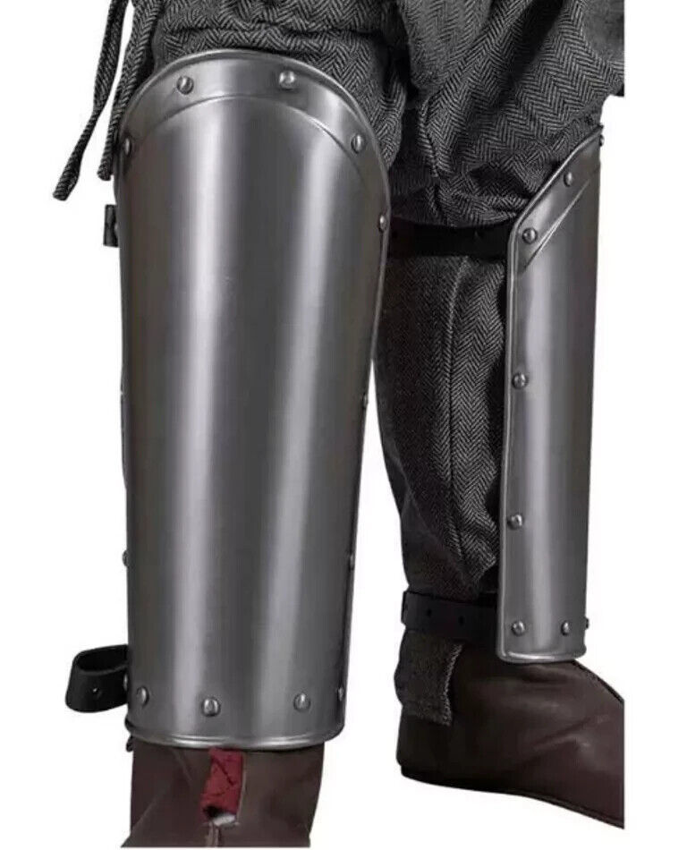 Medieval Arm Steel Knight Graves Viking Leg Armor Warrior Leg Guard ...