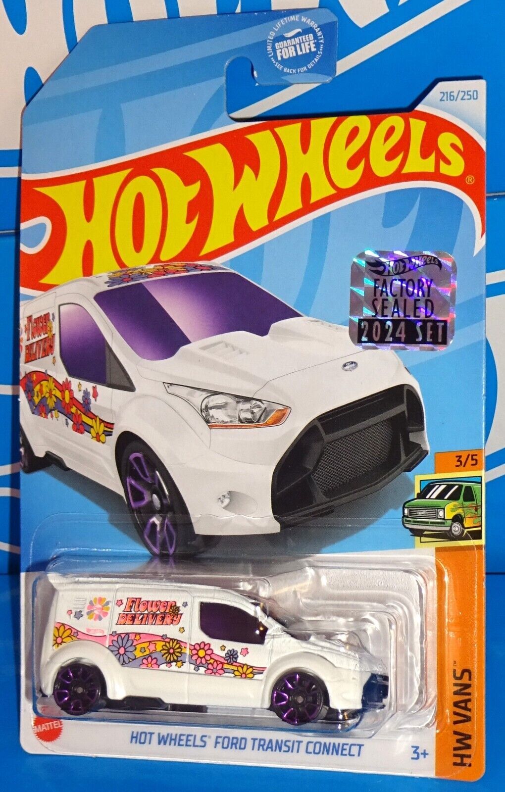 Hot Wheels 2024 Factory Set Treasure Hunt HW Vans HW Ford Transit ...