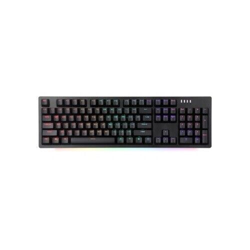 ABKO Quick swap RGB BAR LED Gaming Mechanical Keyboard Blue switch ...