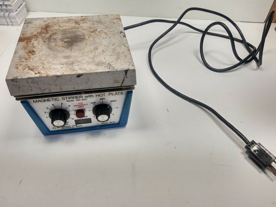NICE Magnetic Stirrer with Hot Plate Lab Barnant Corp. # 700-5011 ...