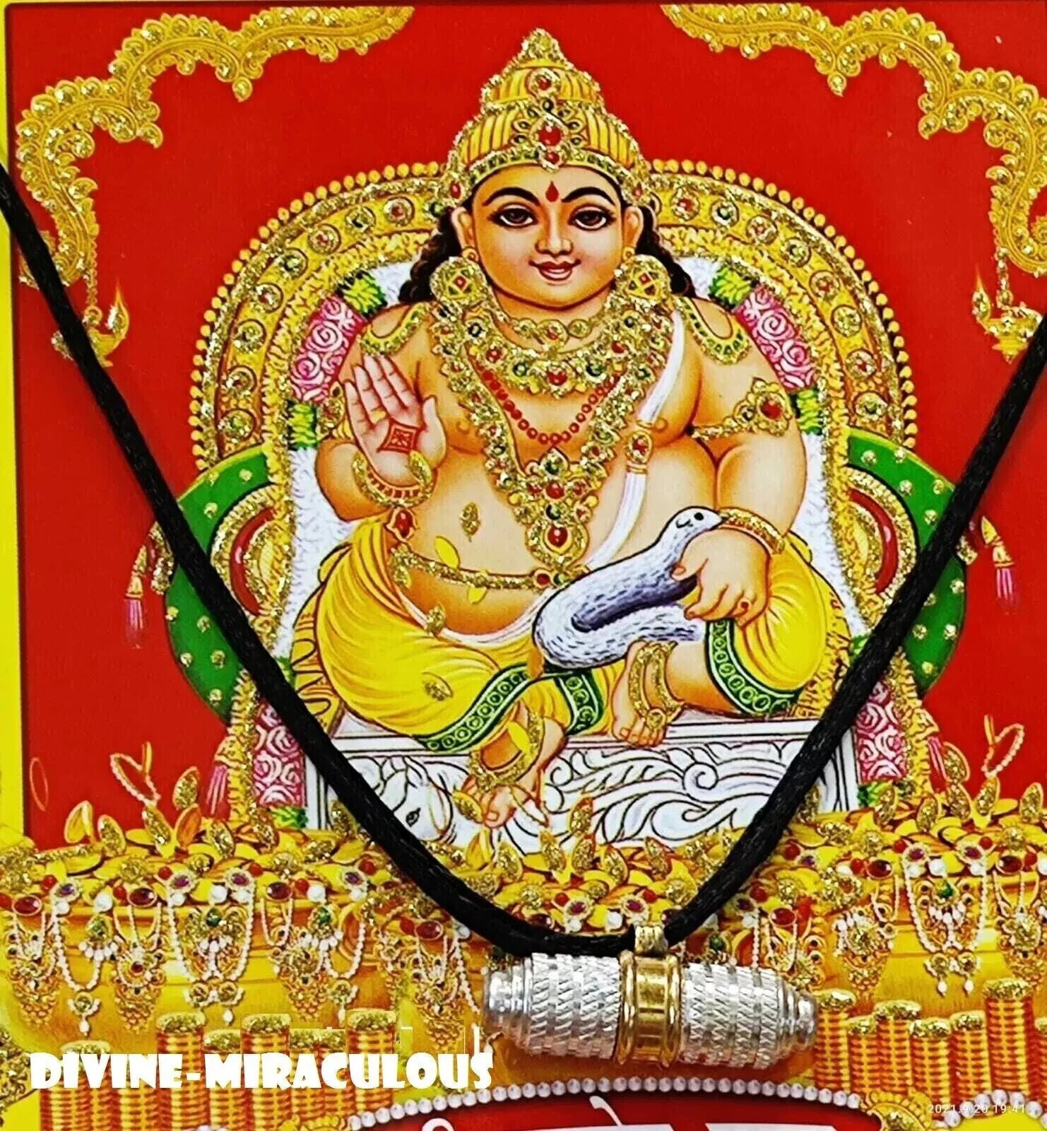World Most Powerful Lord Kuber Pendant Wealth Money Promotion Luck ...
