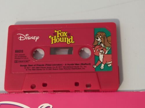 The Fox and the Hound Read-Along Walt Disney by Disney Cassette 1990 ...