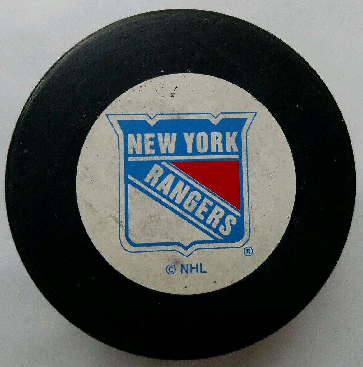 2 NEW YORK RANGERS VINTAGE OFFICIAL HOCKEY RARE/COLLECTIBLE HOCKEY ...