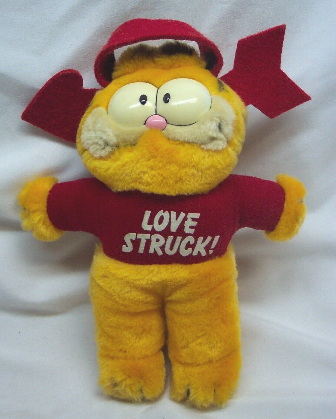 VINTAGE Dakin GARFIELD CAT "LOVE STRUCK" 8" WINDOW CLING Plush STUFFED ...