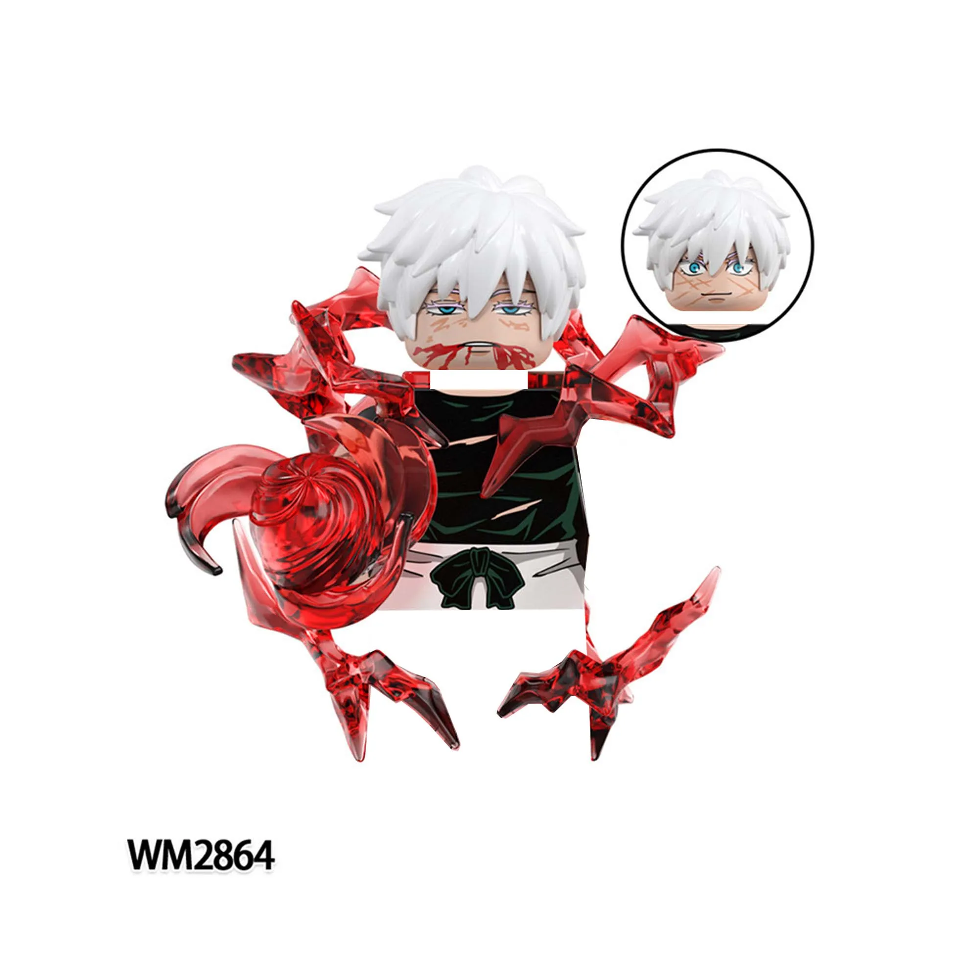 JJK Anime Bricks: Gojo, Sukuna, Itadori, Mai & Todo Figures Toys WM2864 ...