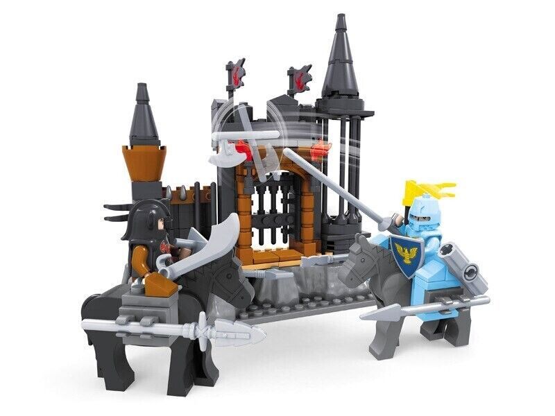 Knights Playset Medieval Castle Building Blocks Set Mini Figures by ...