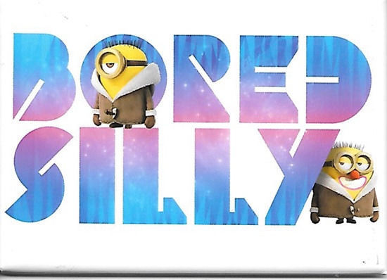 Minions Movie Bored Silly Carl with Clown Minion Refrigerator Magnet ...