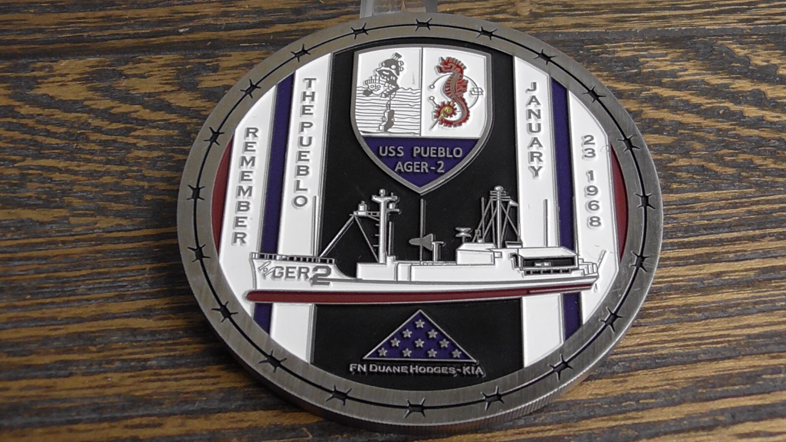 USN USS Pueblo Ager-2 Captured Spy Ship Capured But I Commission ...