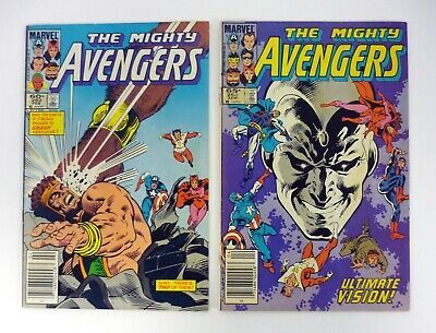 Avengers #252 254 Marvel Comics Hercules Vision Newsstand Editions FN ...
