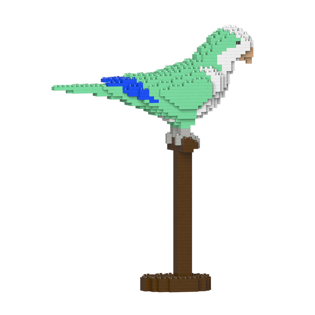 Quaker Parrot Sculpture (JEKCA Lego Brick) DIY Kit - Building Toy ...