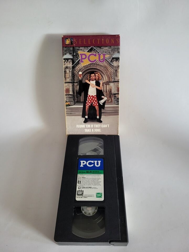 VHS PCU Cult Classic Jeremy Piven 20th Century Fox Selections - VHS Tapes