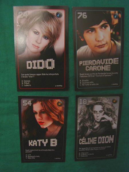 Starzone Esselunga Figure CELINE DION Lost David Caron KATY B Dido 54 ...