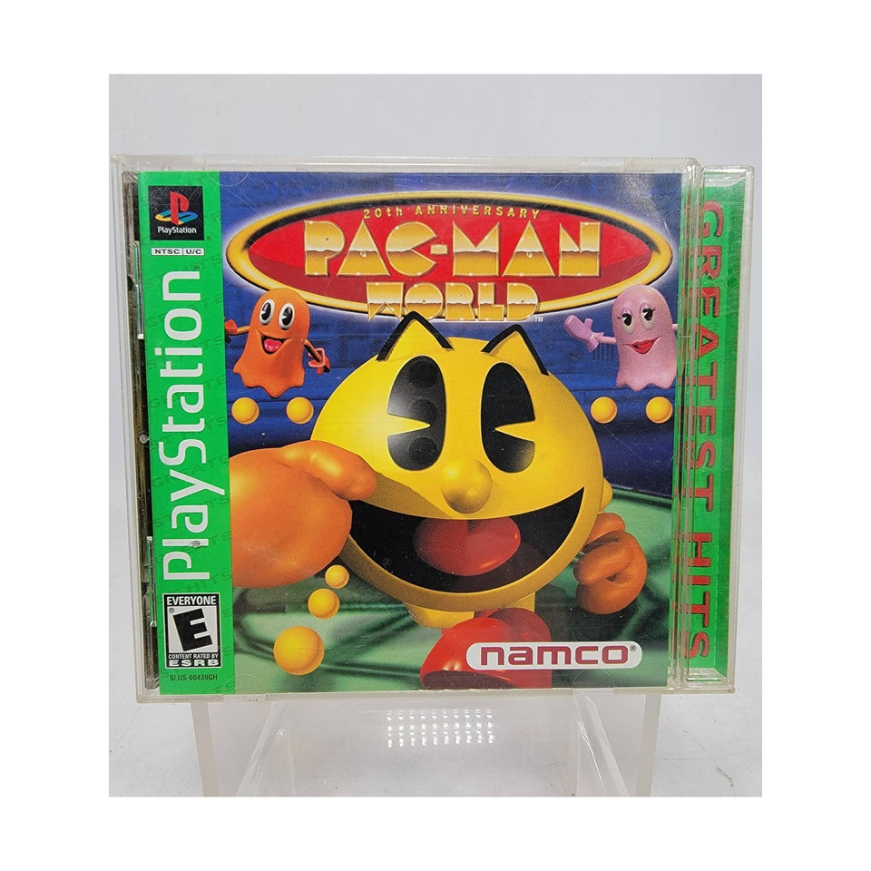 Pac-Man World 20th Anniversary (Sony PlayStation 1/PS1 1999) CIB Black ...