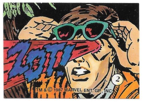 Marvel Universe Series II X-Men Sticker #2 Cyclops 1987 Comic Images ...