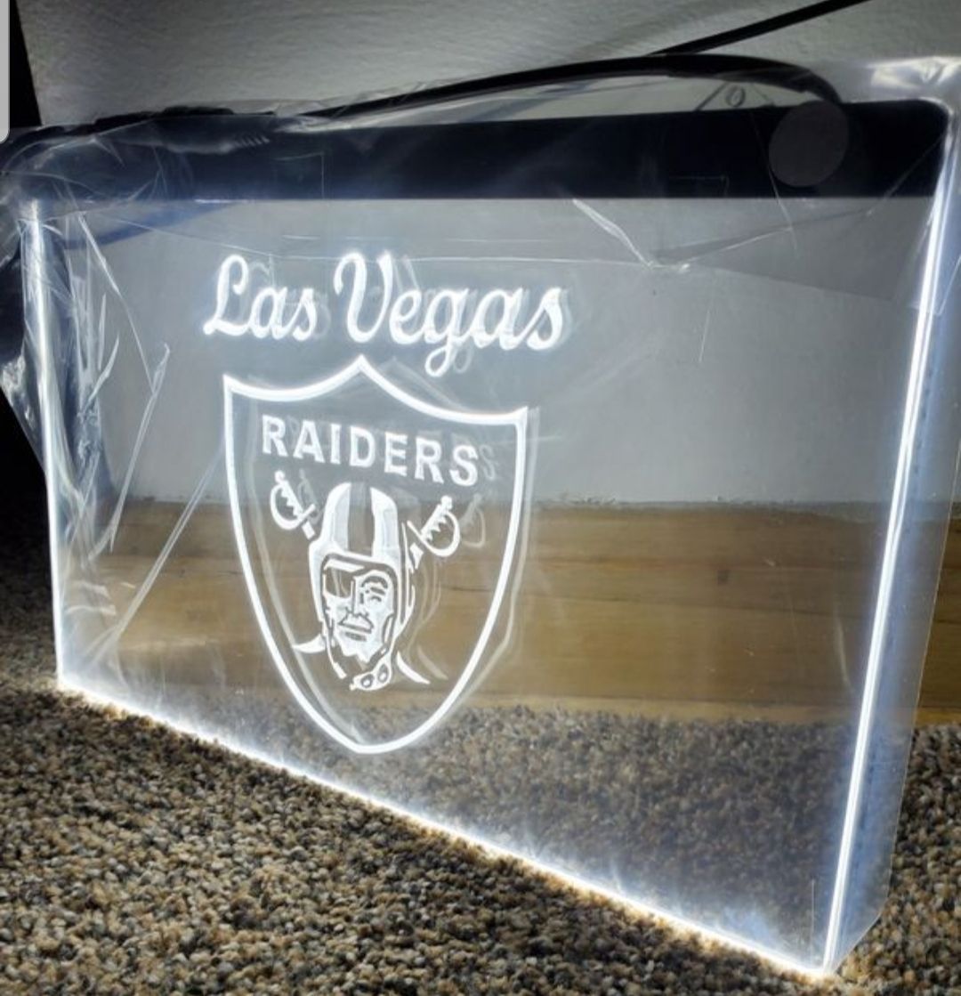 Las Vegas Raiders Led Neon Light Sign Hang Signs Wall Home Decor Craft ...