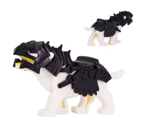 Gift Toy White Orc Wolf In Armor Lotr Lord Of The Rings Hobbit ...