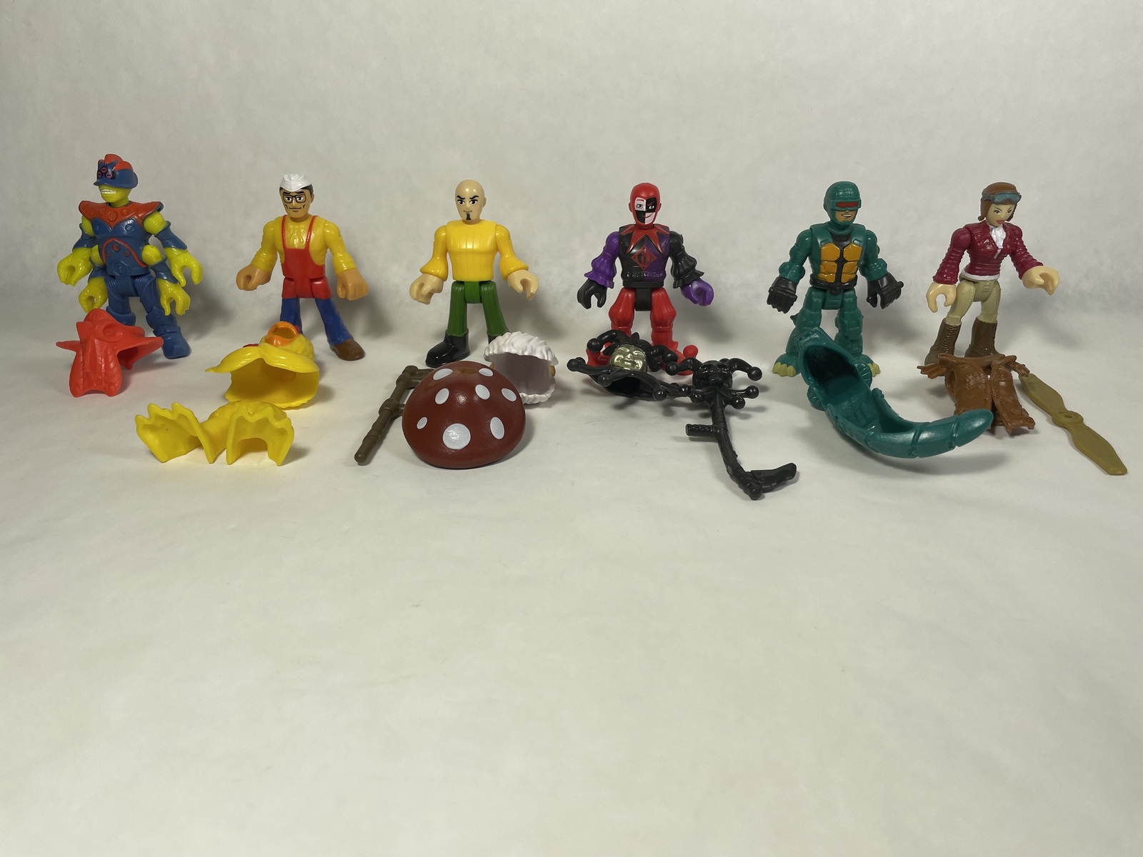 Fisher Price Imaginext Series 6 Mini Figures Complete Set Opened Blind ...