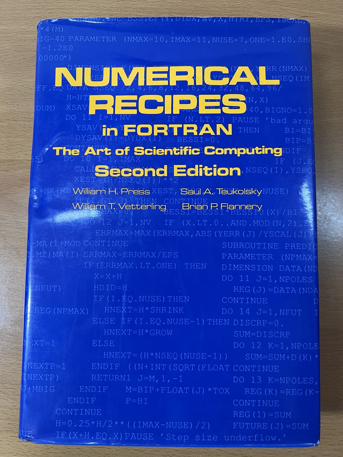 NUMERICAL RECIPES IN FORTRAN by WILLIAM PRESS - Second Edition - hardcover - Books